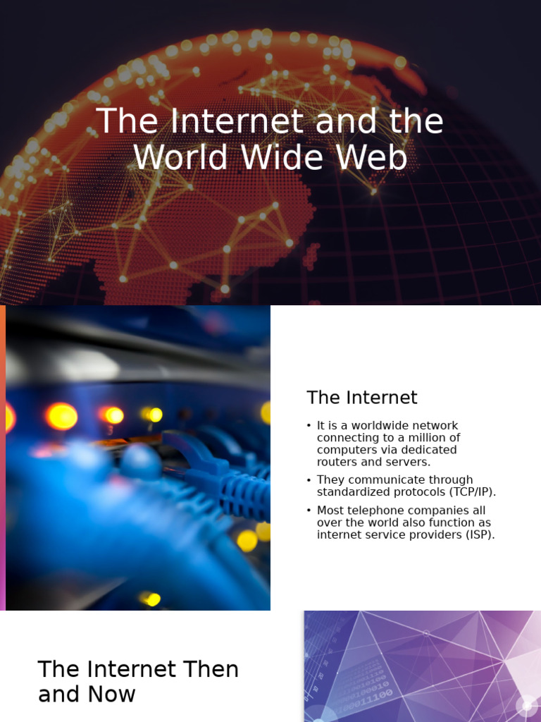 The Internet and The WWW | PDF | World Wide Web | Internet & Web