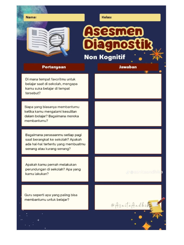 Assesment Non Kognitif | PDF