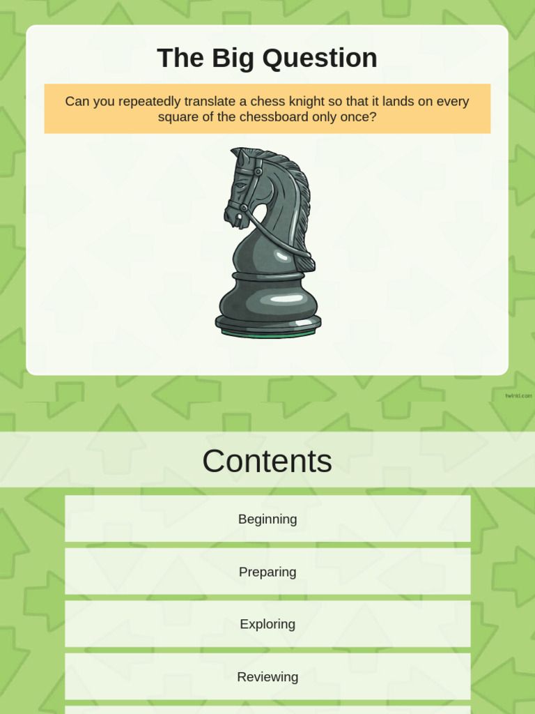 #Lesson Presentation Knight Moves | PDF | Traditional Games ...