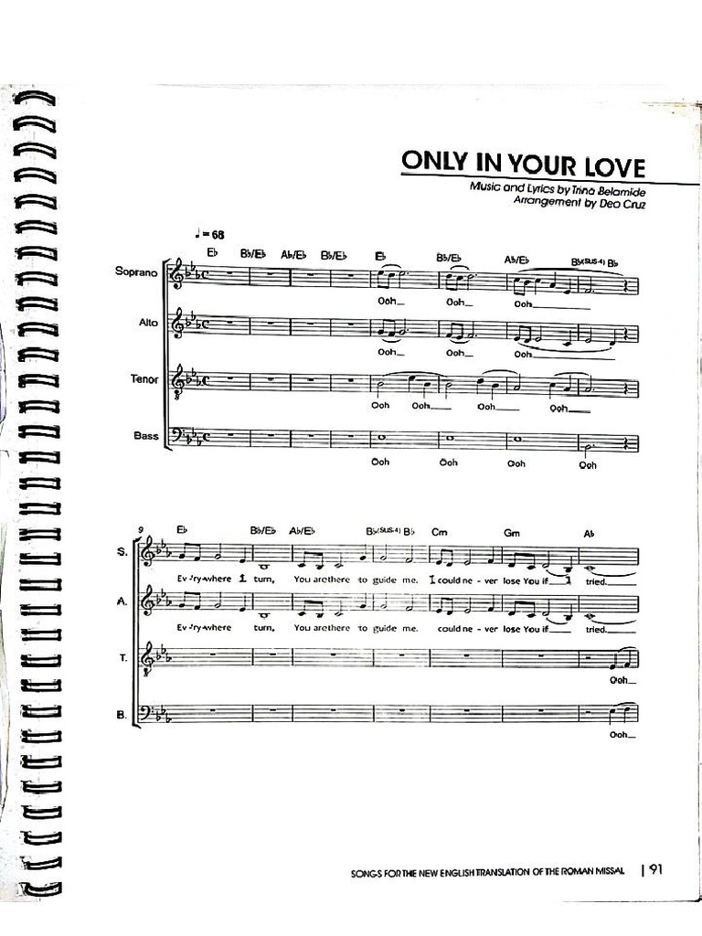 Only in Your Love SATB | PDF