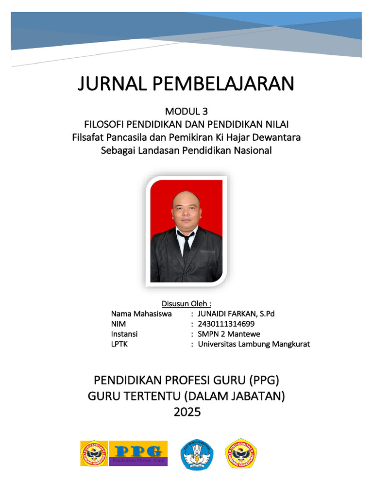 Junaidi Farkan - 2430111314699 - Implementasi Filsafat Pancasila Dan Pemikiran Ki Hajar ...