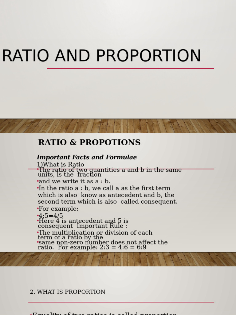 Ratio, Percentage, Data Interpretation | PDF | Ratio | Mathematics