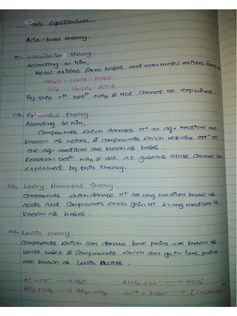 Ionic Equilibrium | PDF