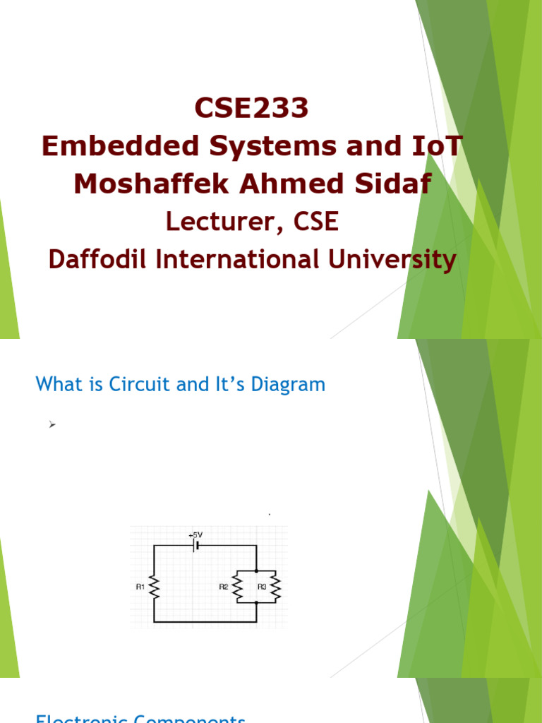 Resistors in Embedded IoT Systems | PDF | Resistor | Electrical Network