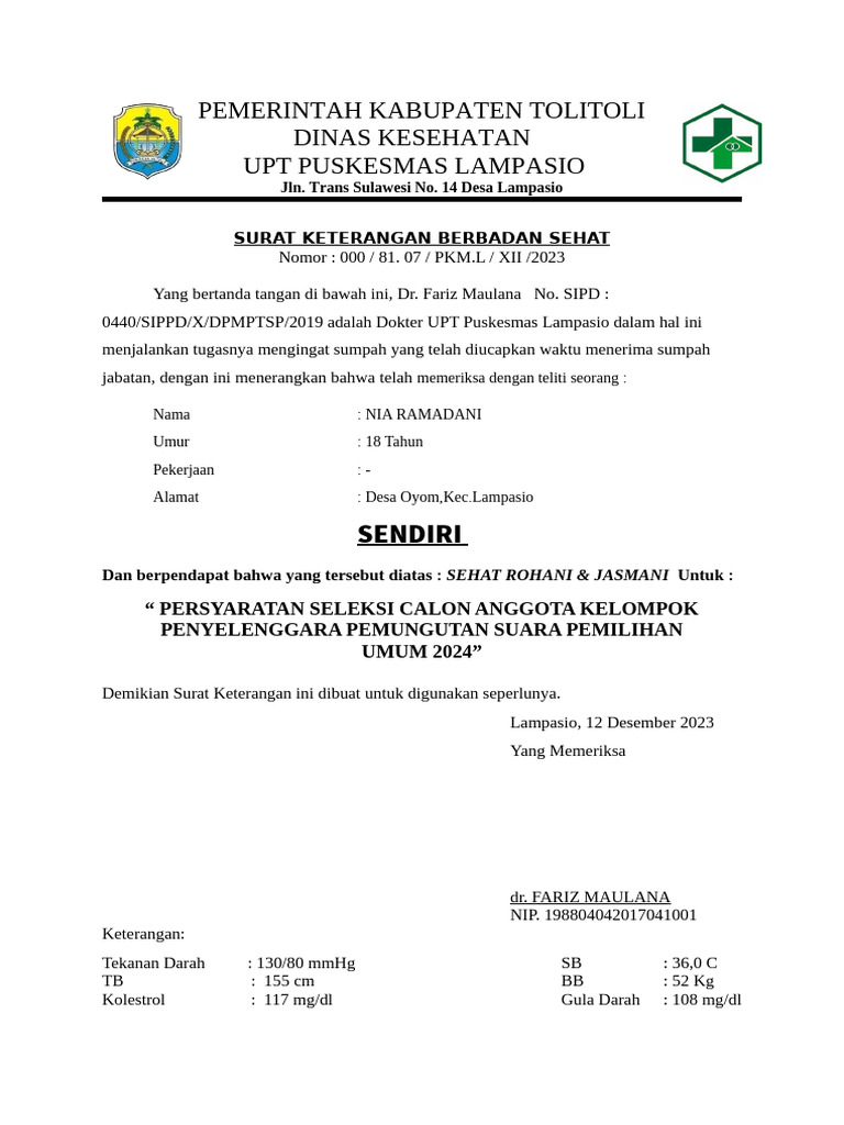 Format Skbs PKM Lamapasio | PDF