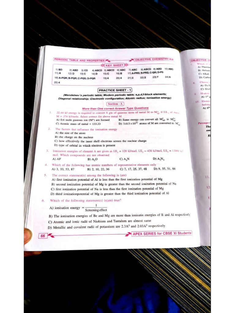 Scts 11th Grade Periodic Table | PDF