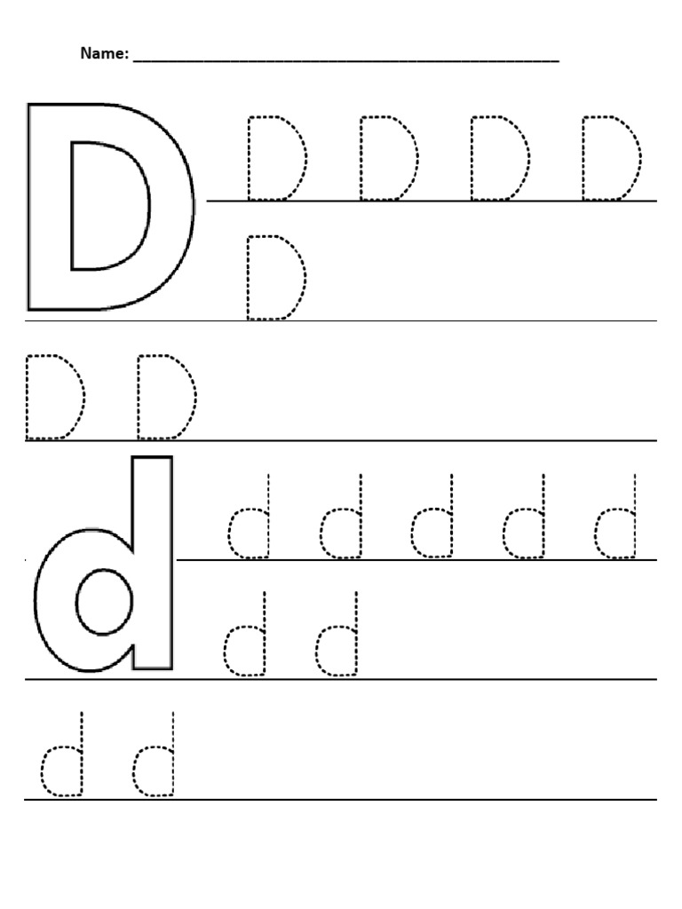 Letter D Grade 1-Merged | PDF