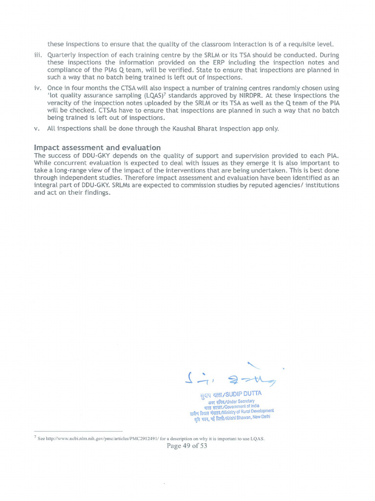 Deen Dayal Upadhyaya Grameen Kaushal Yojana (2) - 54 | PDF