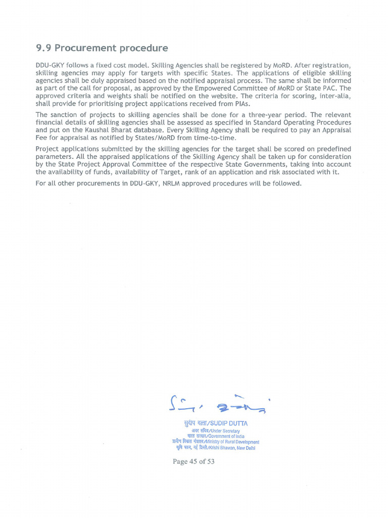 Deen Dayal Upadhyaya Grameen Kaushal Yojana (2) - 50 | PDF