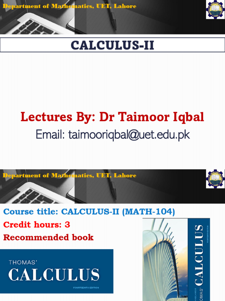 Cal II Lecture-12 Double Integrals-II | PDF | Area | Mathematics