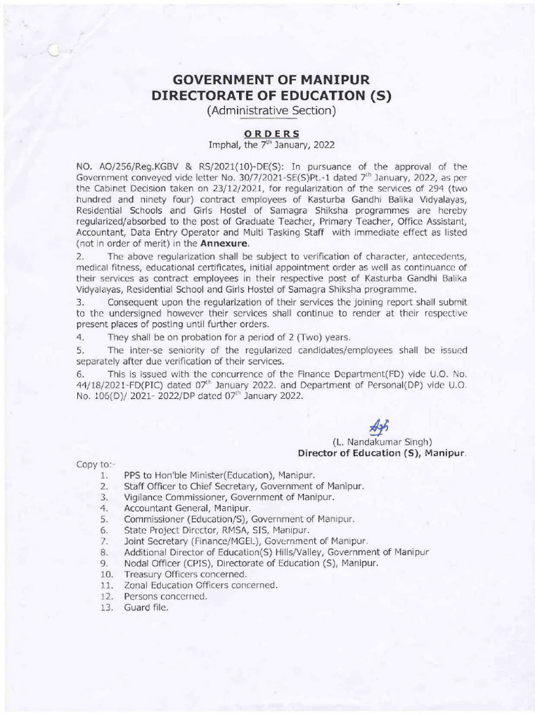 Regularisation KGBV Order - Compressed | PDF