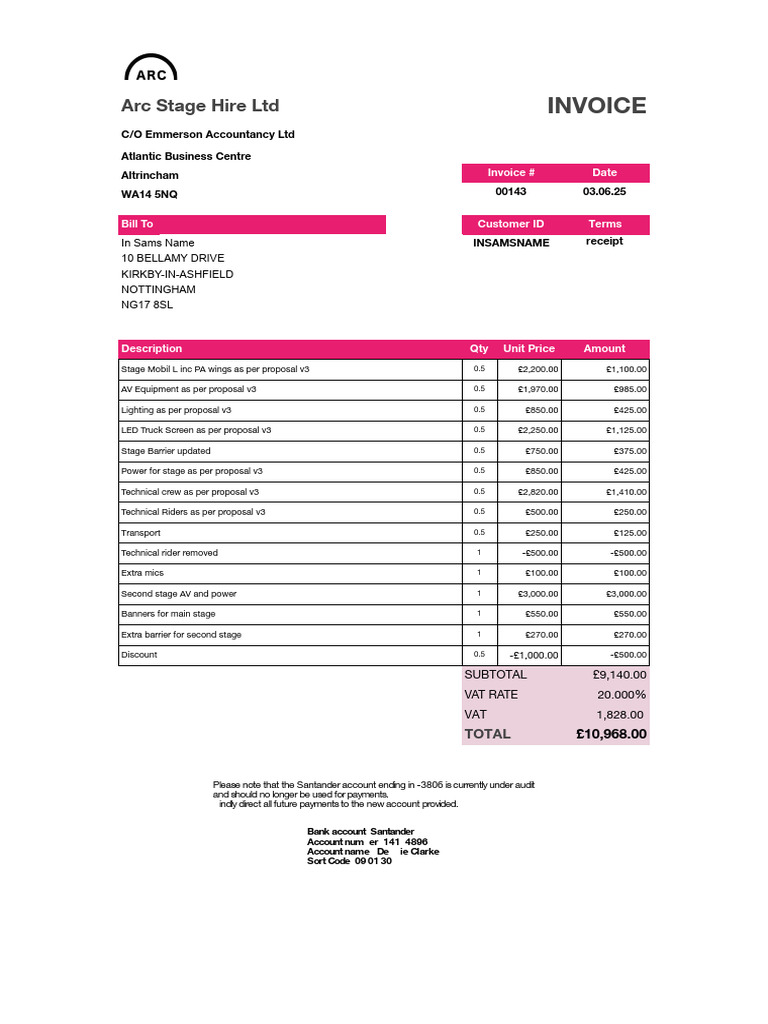 Santander Sort Code Update for Payments | PDF | Invoice | Business ...