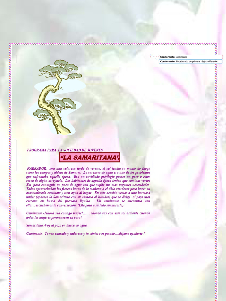 La Samaritana: Encuentro Transformador | PDF