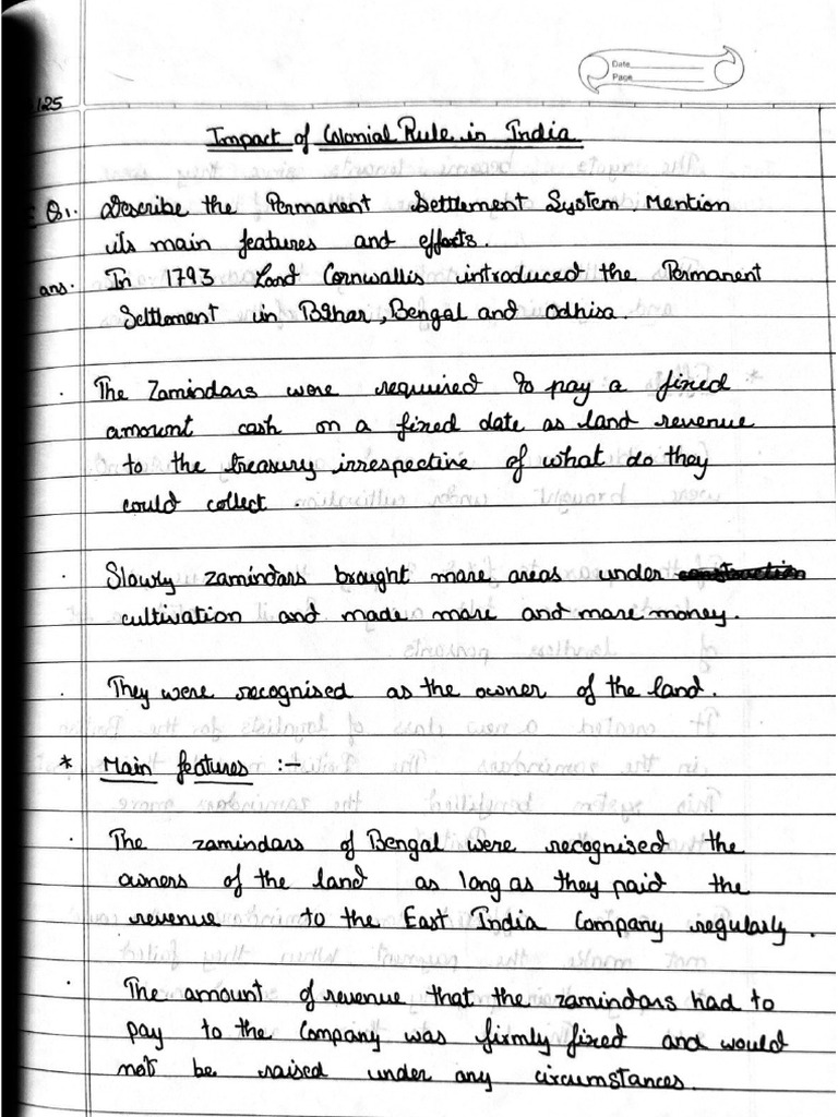 Impact of Colonial Rule | PDF