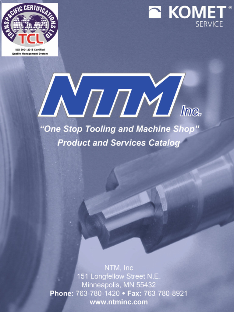 NTM Inc Catalog 2018 | PDF | Cutting Tools | Crafts