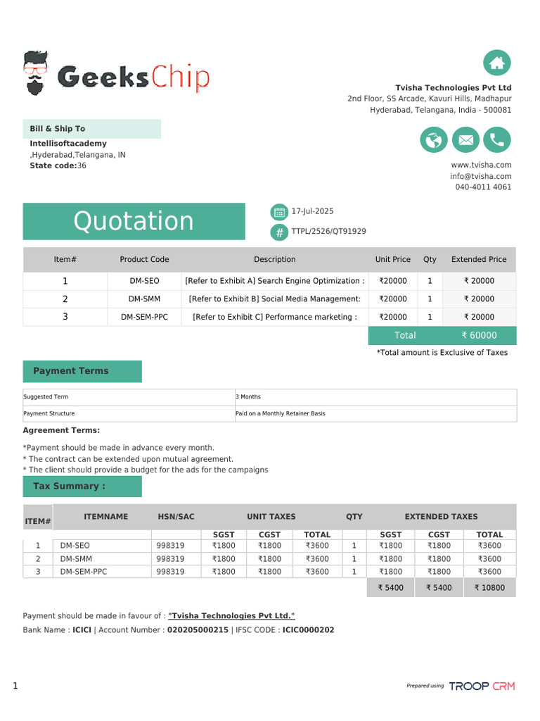Intellisoftacademy Quotation#91929 | PDF | Search Engine Optimization ...