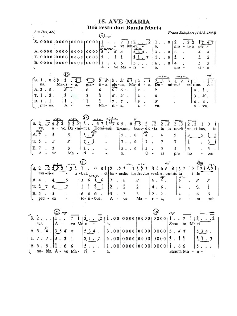 Ave Maria - Word | PDF