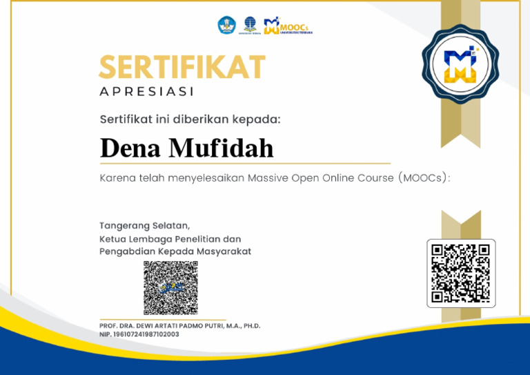 Sertifikat Kursus | PDF