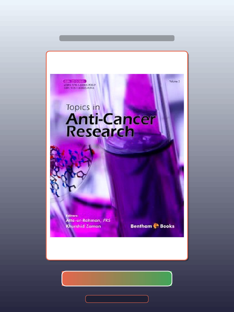 Topics in AntiCancer Research Volume 3 | PDF | Multiple Choice | Science