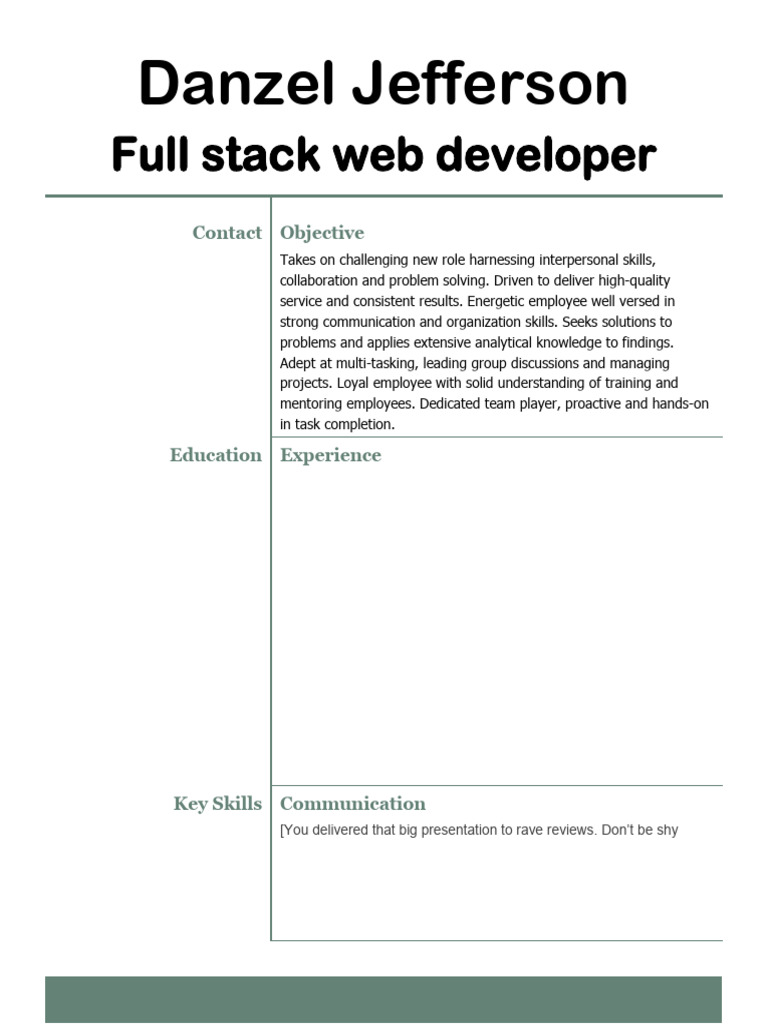 Danzel Jefferson | PDF