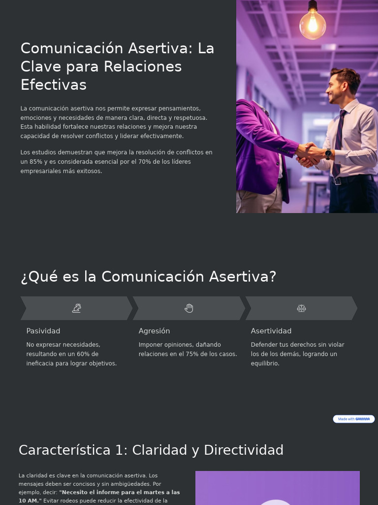Comunicacion Asertiva La Clave para Relaciones Efectivas | PDF | Conceptos psicologicos ...