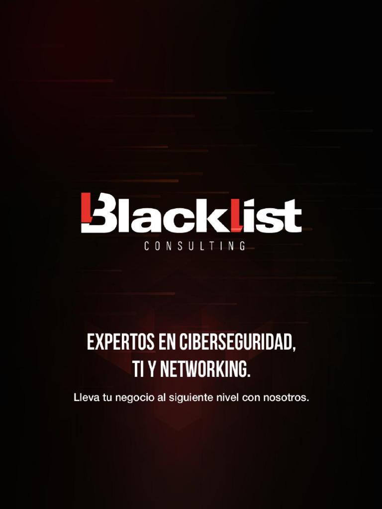 BlackList-Brochure 2024 K | PDF
