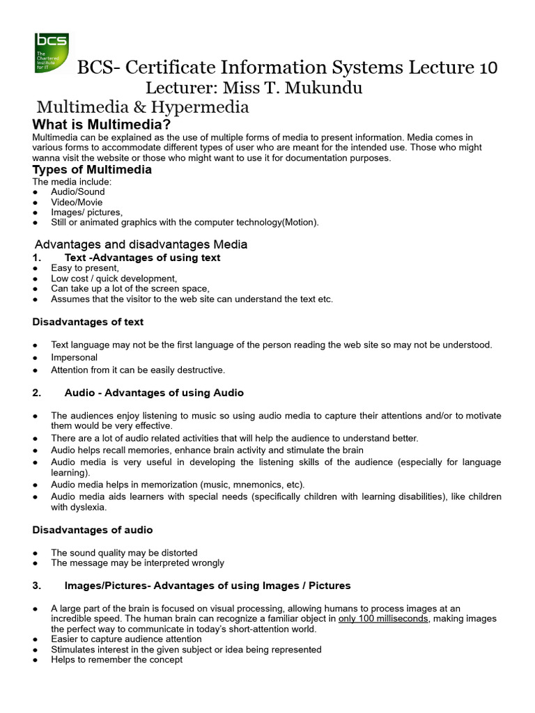 Multimedia and Hypermedia Overview | PDF | Markup Language | Html