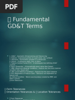 GD&T Quick Reference Chart | PDF