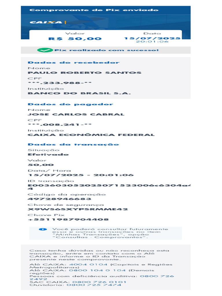 Comprovante2025 07 15 - 200117 | PDF