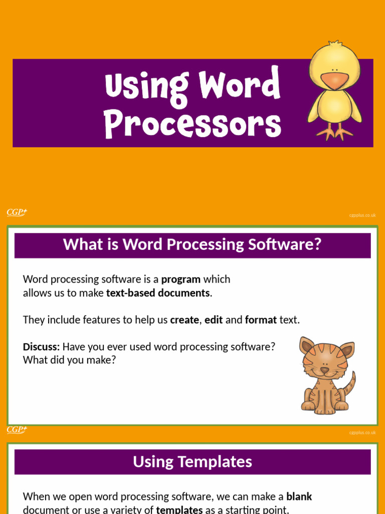 Using Word Processors (Years 3-4) - CO2PAT51 | PDF | Word Processor | Keyboard Shortcut