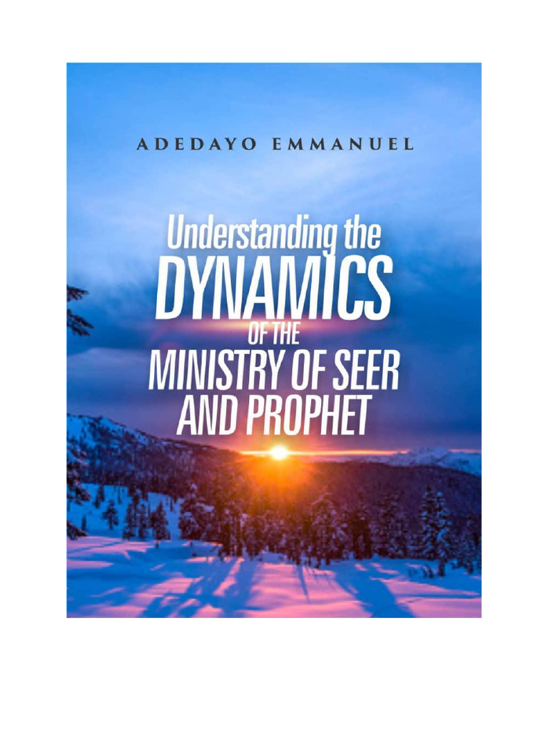 Seer vs. Prophet: Ministry Dynamics | PDF | Prophecy | Prophet