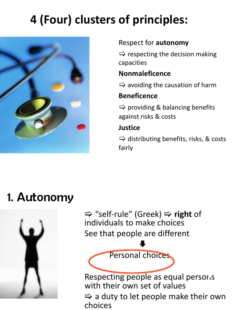 Ethical Principles in Healthcare Decisions | PDF | Autonomy | Risk