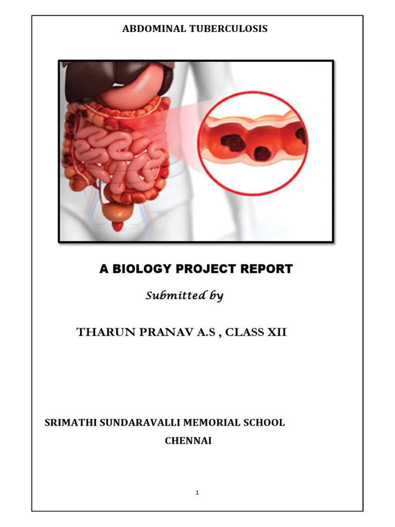 Biology Project - Abdominal TB | PDF | Tuberculosis | Infection