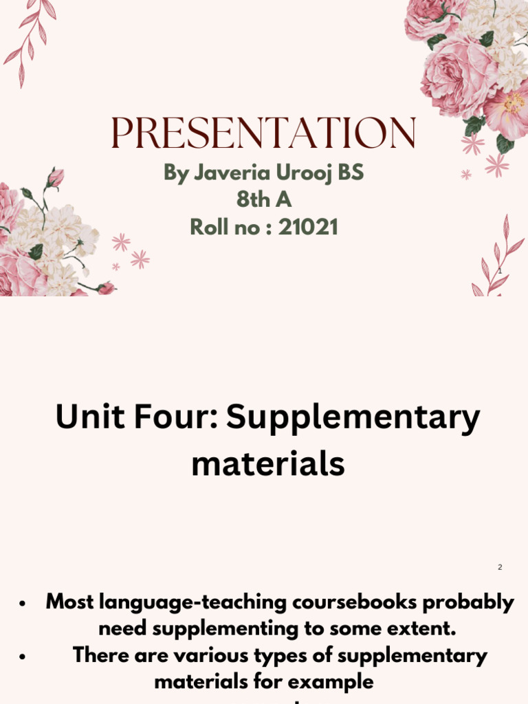 Presentation by Javeria Urooj BS 8th A Mor PDF | PDF