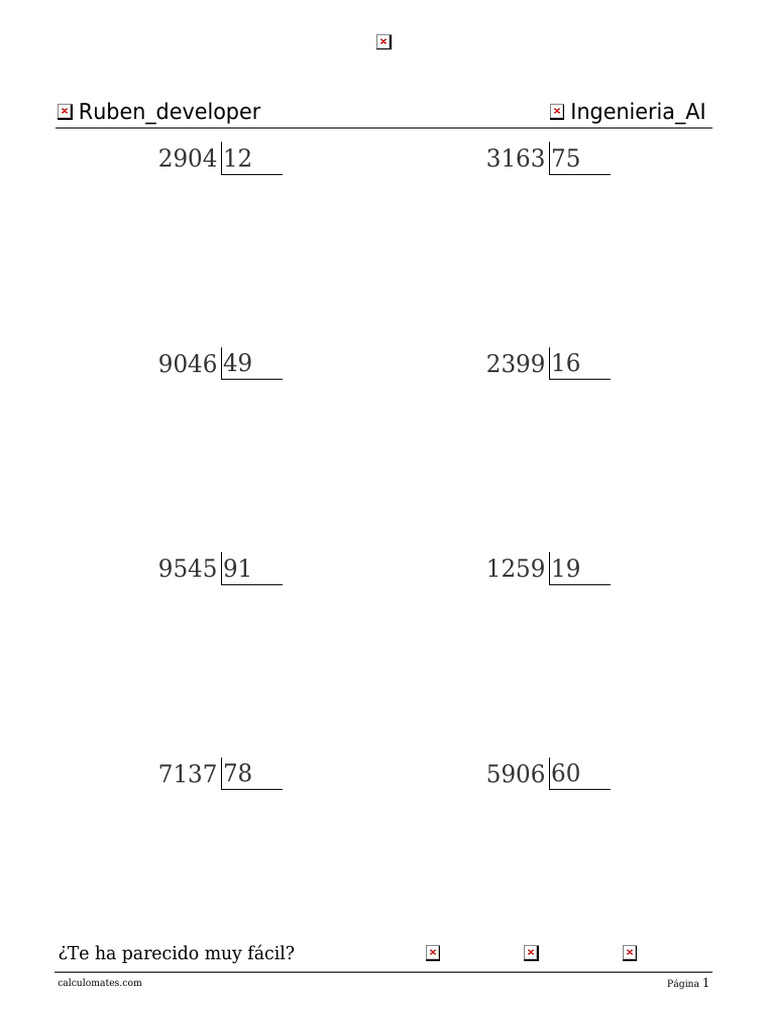 Divisiones Basicas | PDF