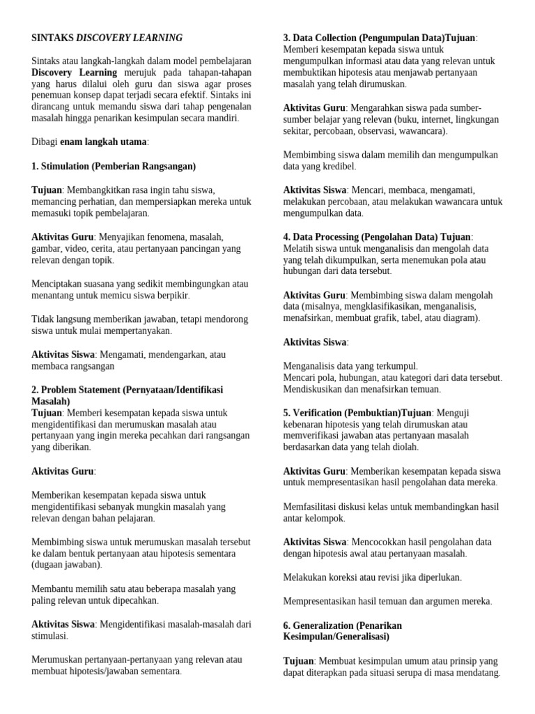 Catatan Modul Ajar | PDF