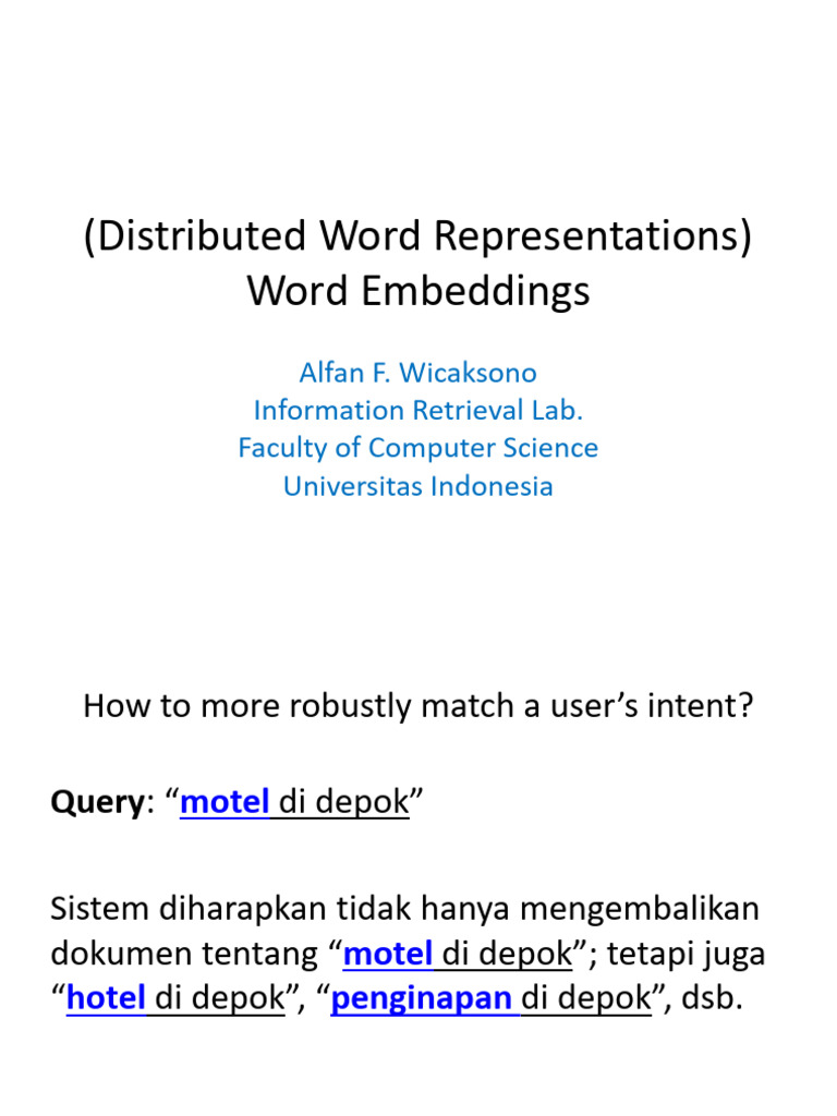 Distributed Semantic Model Khusus Ir | PDF | Eigenvalues And Eigenvectors | Mathematical Objects