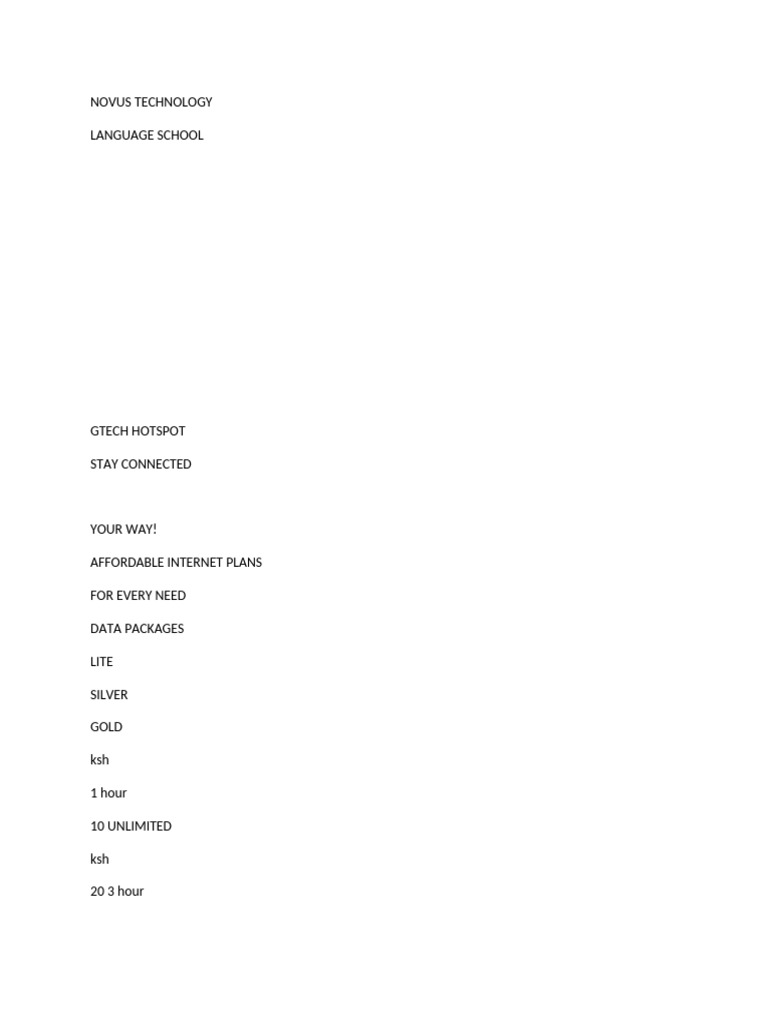 Novus Technology | PDF