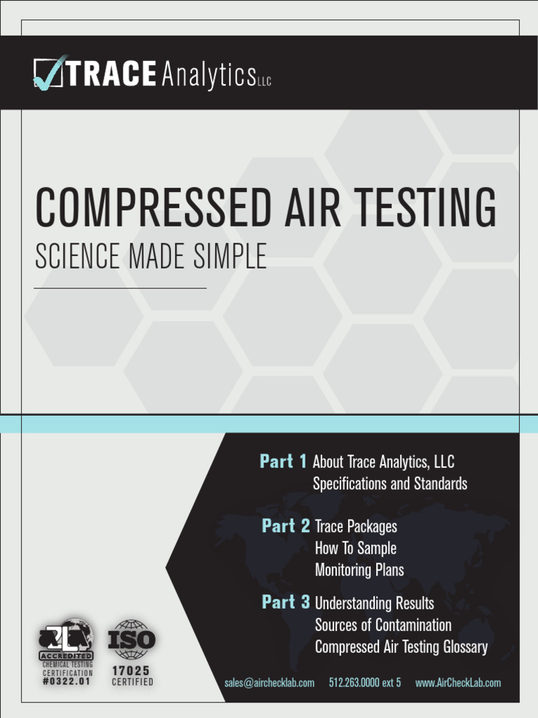 Compressed Air Testing Overview | PDF | Colony Forming Unit | Gas ...