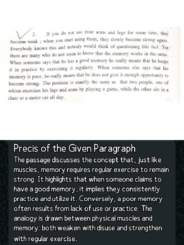 English Precis | PDF