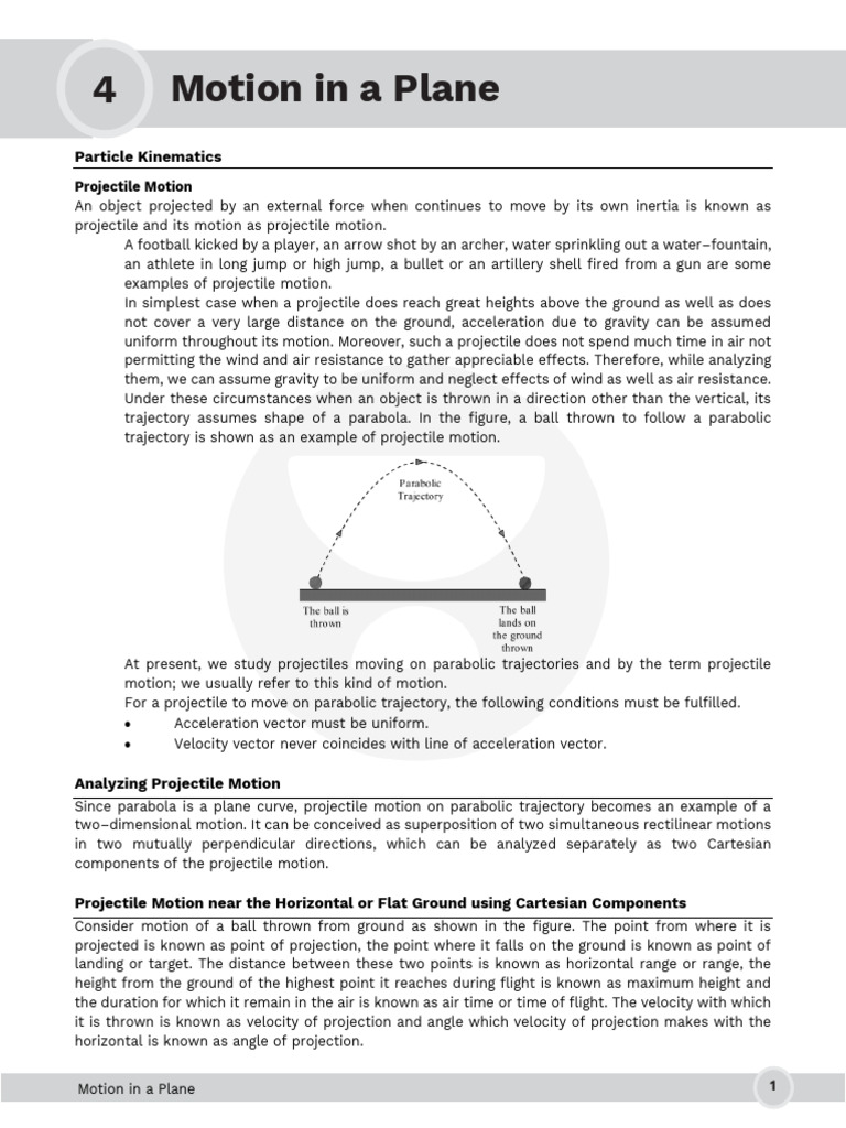 Projectile Motion Analysis in Class 9 | PDF | Acceleration | Mechanics