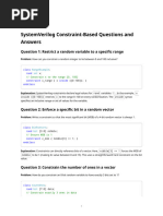 Understanding Constraints in SV | PDF | Computer Programming | Applied ...