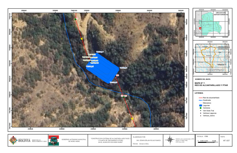 Mapa 7 Red de Alcantarillado y Ptar | PDF
