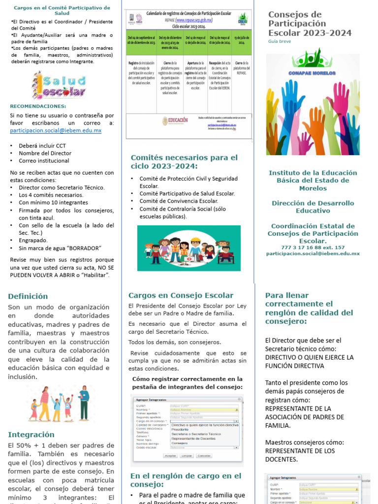 Triptico 2023-2024 | PDF