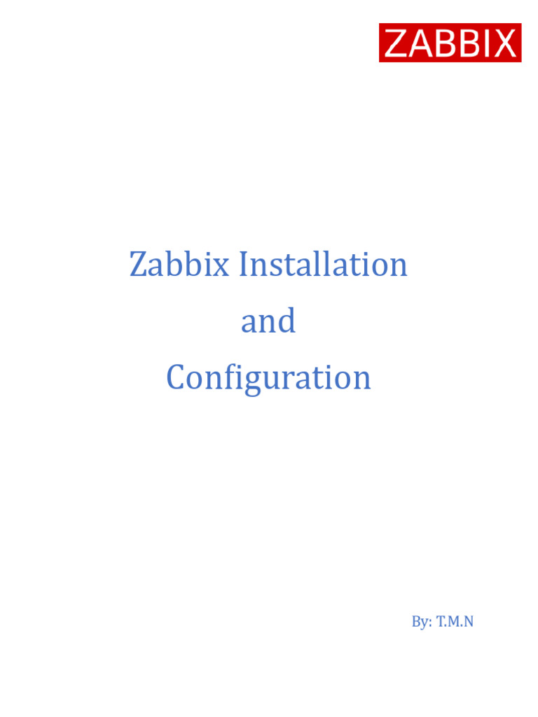 Zabbix Network Monitoring Solutions | PDF | Sudo | My Sql