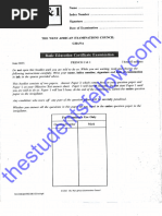 2024 BECE French Exam Structure | PDF | Vocabulary | Multiple Choice