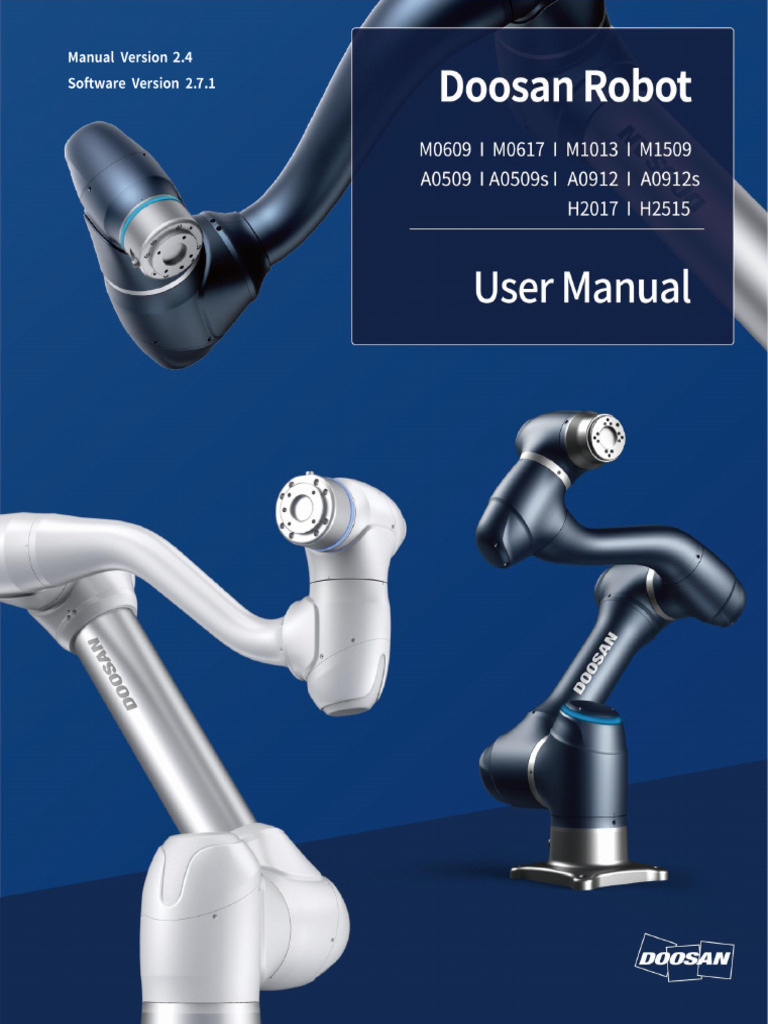 Doosan Robotics User Manual V2 7 1 v2 4 en | PDF | License | Software
