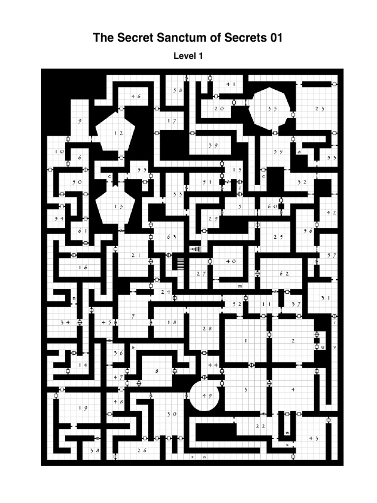 Secret Sanctum Level 1 Dungeon Guide | PDF | Dwarf (Dungeons & Dragons)