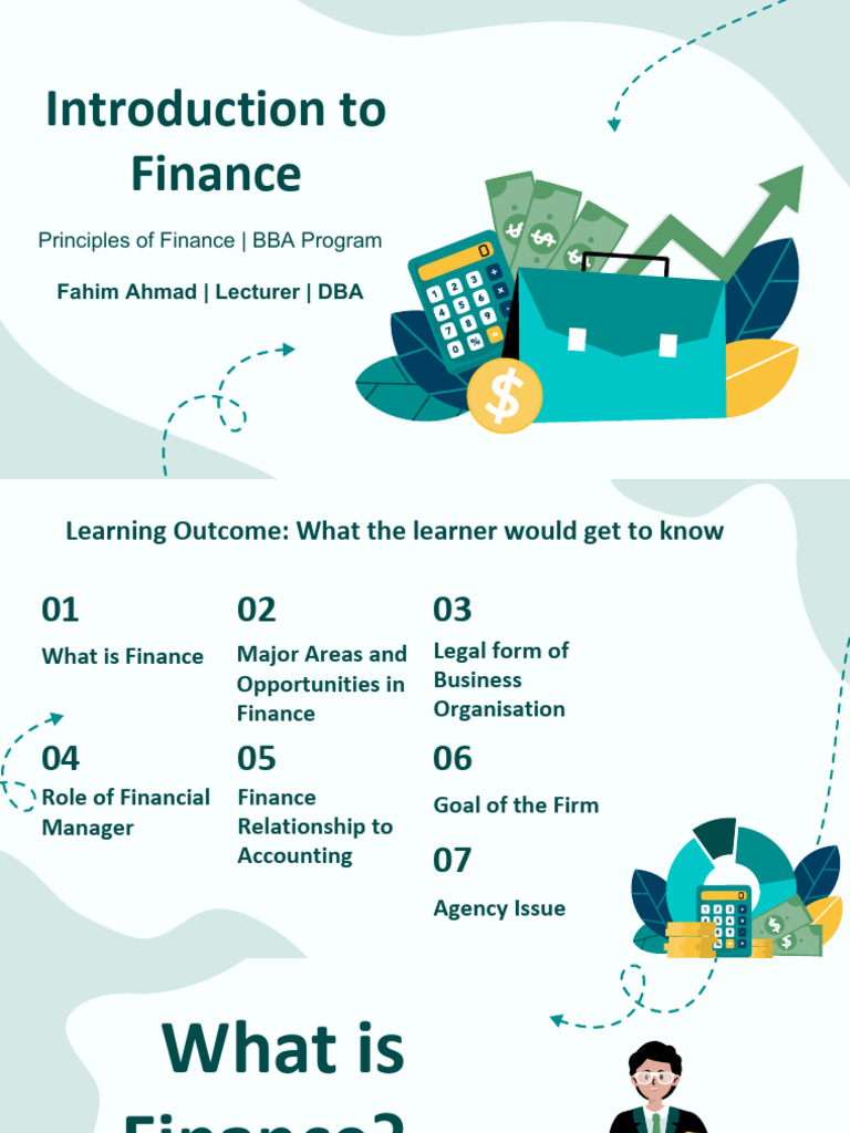 Chapter 01-Intro To Finance (POF) | PDF | Stocks | Interest