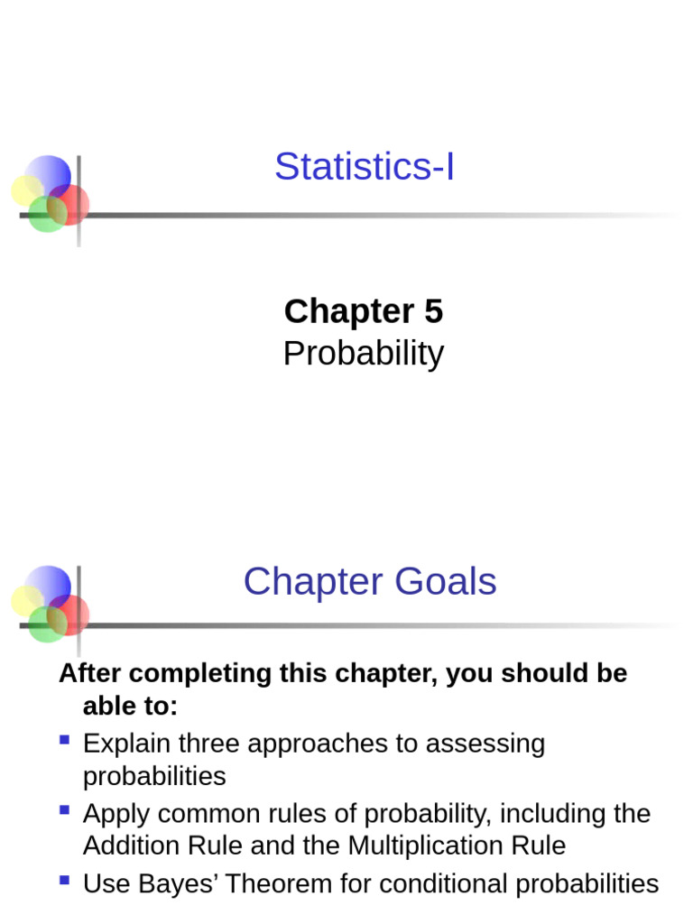 Chapter 05 Probability (1) | PDF | Experiment | Probability